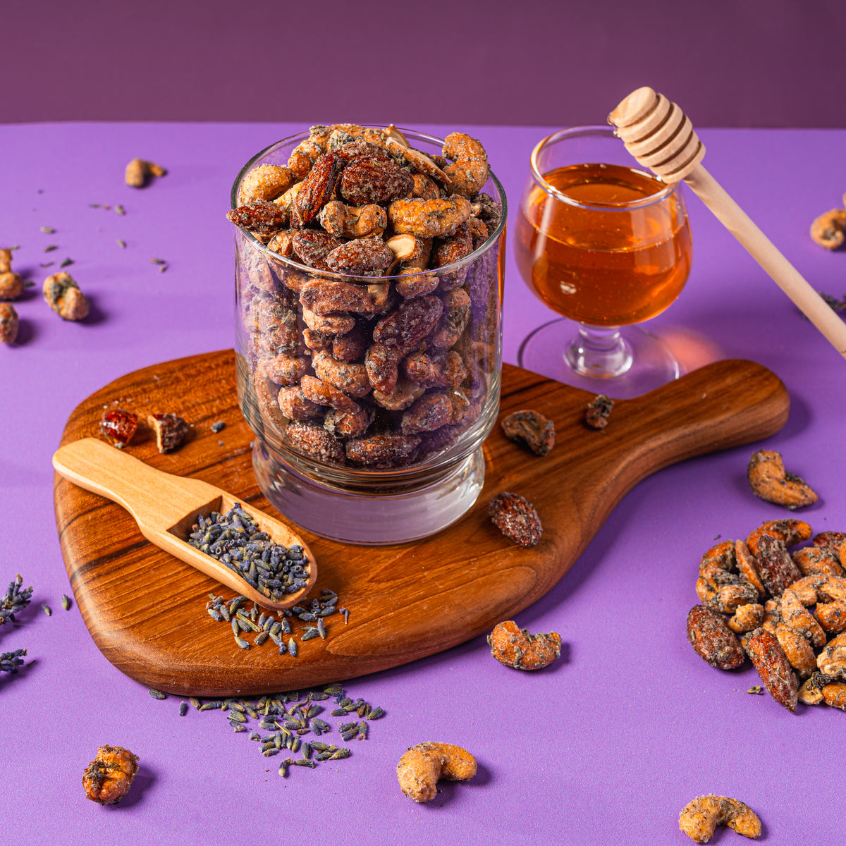 Honey Nut Lavender - Nuts & Mixes | The Roasted Nut – The Roasted Nut Inc.