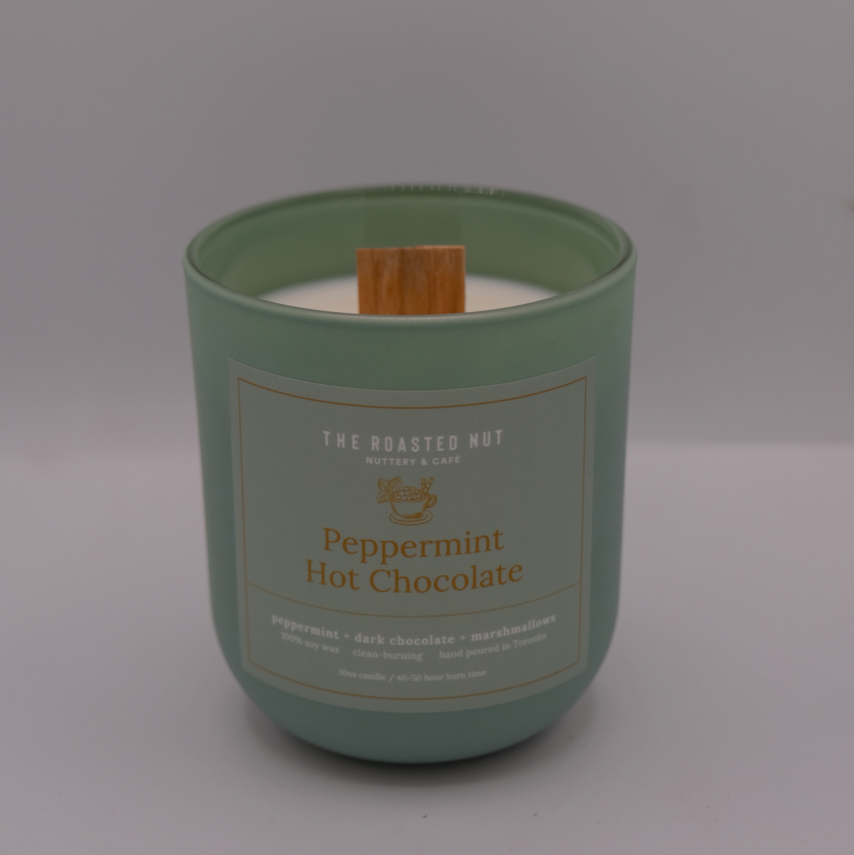 Peppermint Hot Chocolate Candle - The Roasted Nut | Soy Wax Candle ...